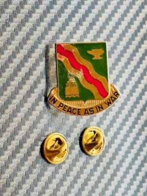 US Military DUI Insignia Pin - 728th Military Police Batt - In Peace As ...