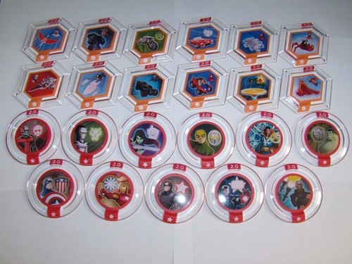 DISNEY INFINITY 2.0 Marvel Heroes Power Disc Lot Pick 10 Discs to ...