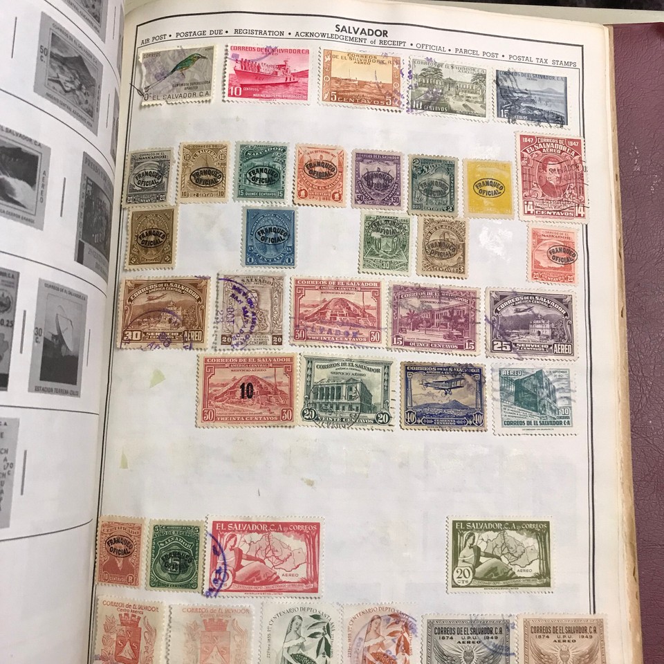 CITATION Large Stamp Book N-S Worldwide Lots Of Stamps 1860s-1979 w ...