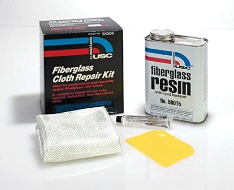 Fiberglass Repair Kit with Cloth and Resin USC 58006 | eBay