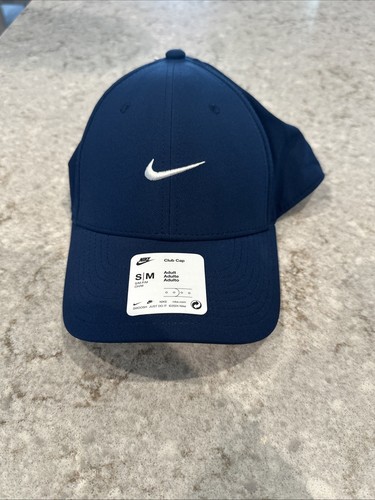 NIKE ADULT HAT RISE CLUB CAP RARE NAVY WHITE FV5563-410 S/M | eBay