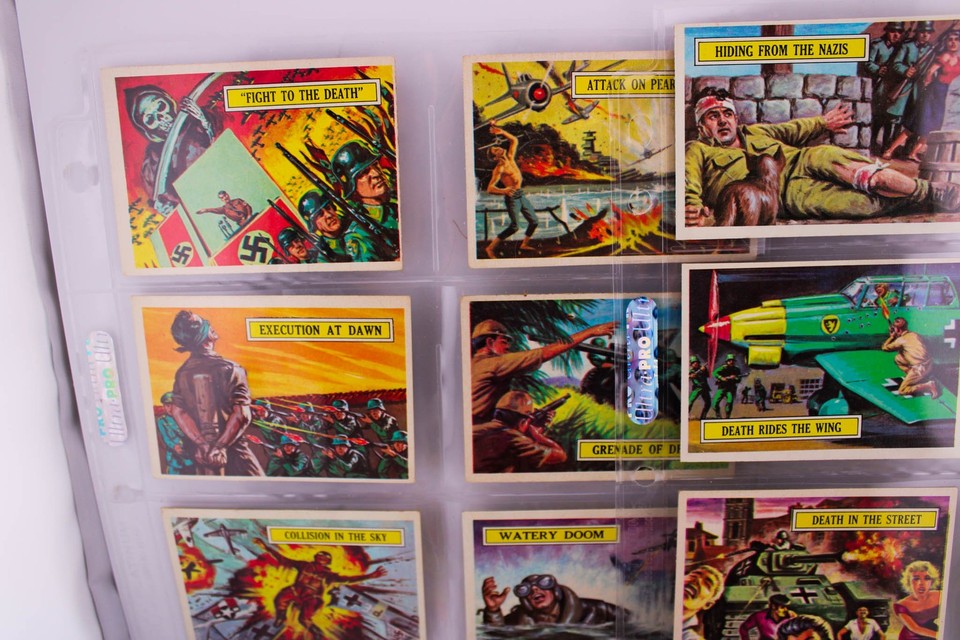 1965 TOPPS WW2 BATTLE CARDS COMPLETE SET 1- 64 HIGH GRADE NRM | eBay