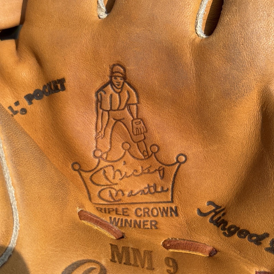 1967 Rawlings Mickey Mantle Baseball Glove Triple Crown Winner MM9 NM-MINT USA | eBay