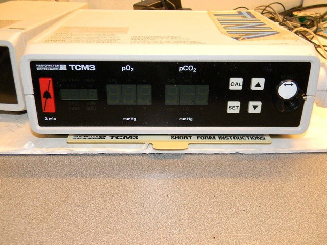 Radiometer Copenhagen TCM3 Monitor W Power Adapter E5280 Sensor ...