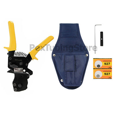 One-Hand Quick Clamp PEX Cinch Tool for SS Clamps 3/8", 1/2", 5/8", 3/4 ...