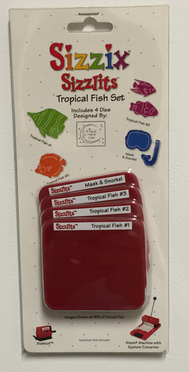 Sizzix Sizzlits, Dies Tropical Fish Set - NEW, 38-9702 | eBay