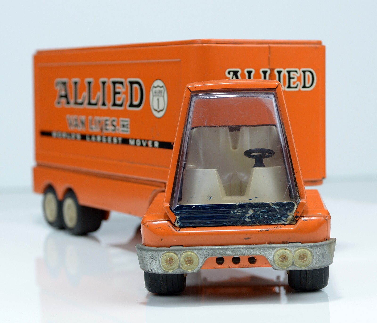 Vintage Tonka Pressed Steel Allied Van Lines Moving Semi Tractor ...