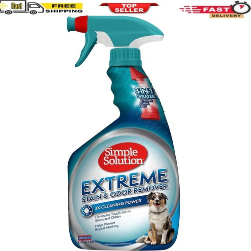 Simple Solution Extreme Pet Stain And Odor Remover, Enzymatic Cleaner ...