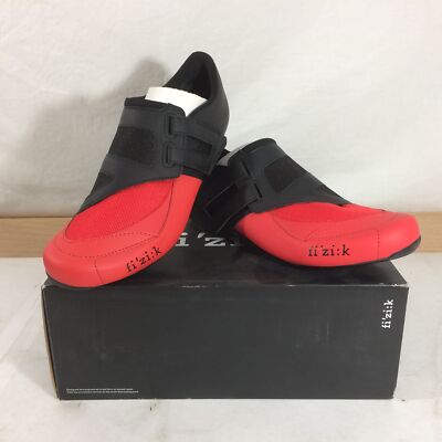 Fizik Transiro R4 Powerstrap Cycling Shoe, Black / Red, 46.5 | eBay