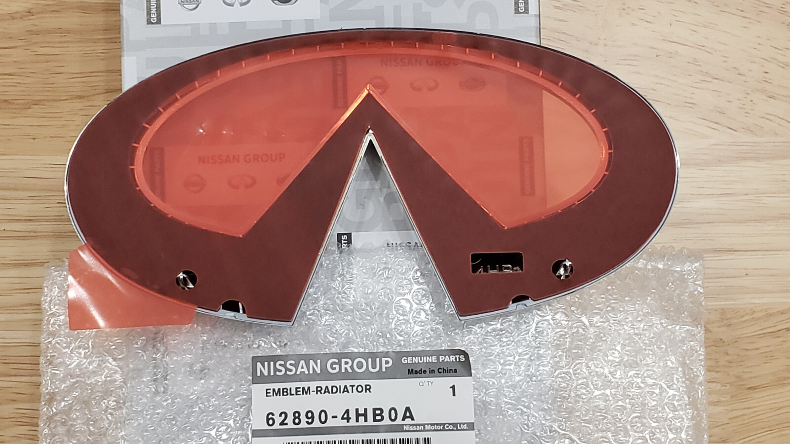 NEW Genuine OEM INFINITI 2014-2020 Q50 Front Grille Emblem 62890-4HB0A ...