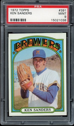 1972 Topps Baseball #391 Ken Sanders PSA 9 | eBay