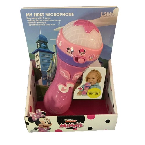 Disney Junior Minnie Mouse My First Microphone New | eBay