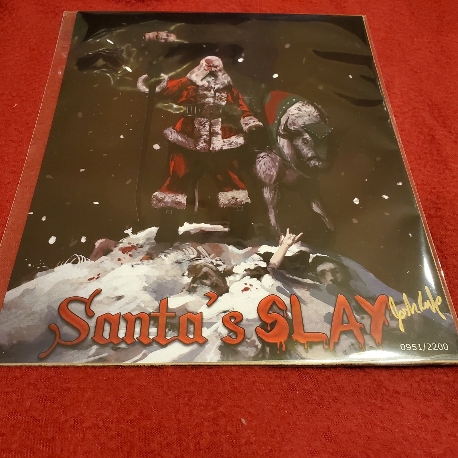BAM Horror Box Exclusive Santas Slay Art Print LE/2200 Signed by Josh ...