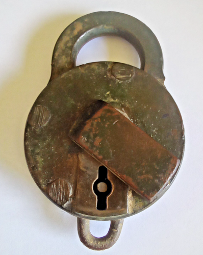 Antique Ames Sword Co 1882 Lock No Key CHICOPEE MASS Railway Railroad ...