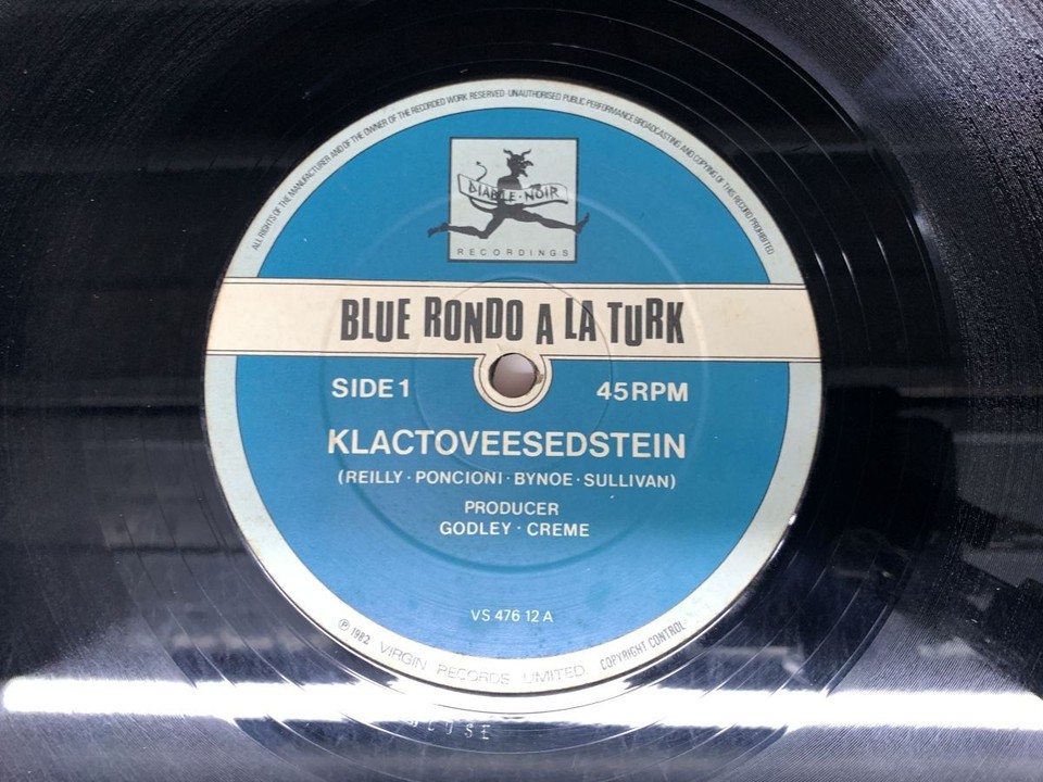 Blue Rondo A La Turk Klacto Vee Sedstein UK 12inch [57075ER] | eBay