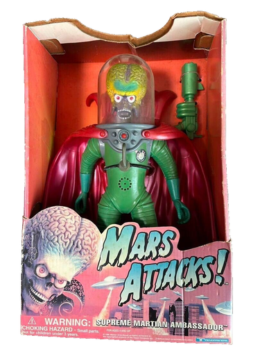 MARS ATTACKS Supreme Martian Ambassador Figure 1996 USED | eBay