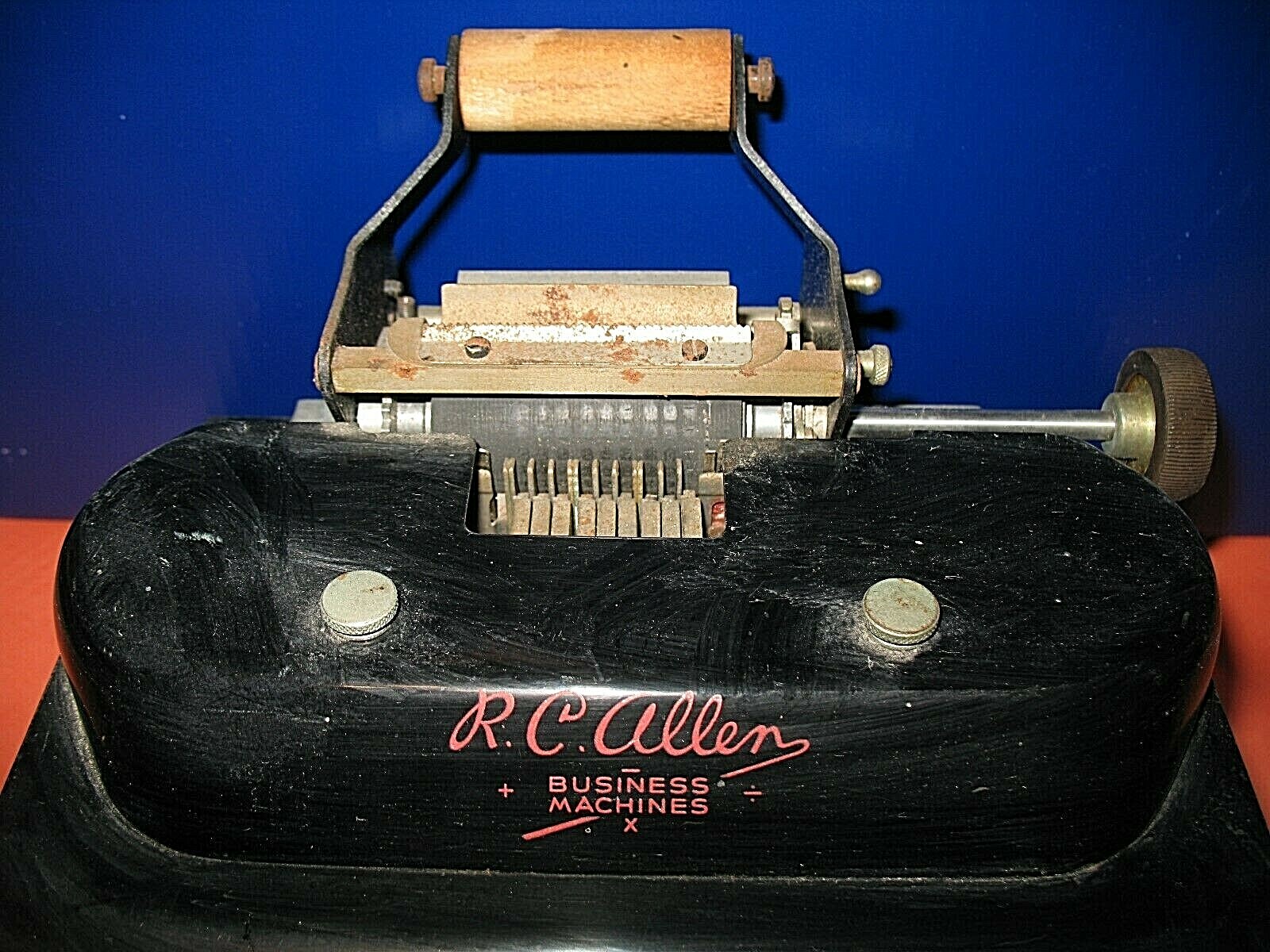 VINTAGE R.C. ALLEN BUSINESS MACHINE - RARE GRAND RAPIDS MICHIGAN ART ...