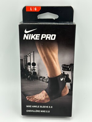 Nike Pro Open Ankle Sleeve 2.0 Running Lightweight Breathable Support ...