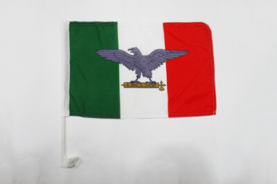 Italian Social Republic Car Flag 18'' x 12'' - RSI - Italy fascist Car ...