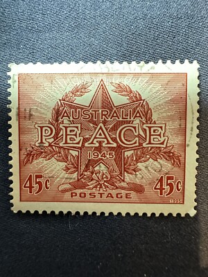 Australia 1995 Peace 45c stamp - fine used | eBay