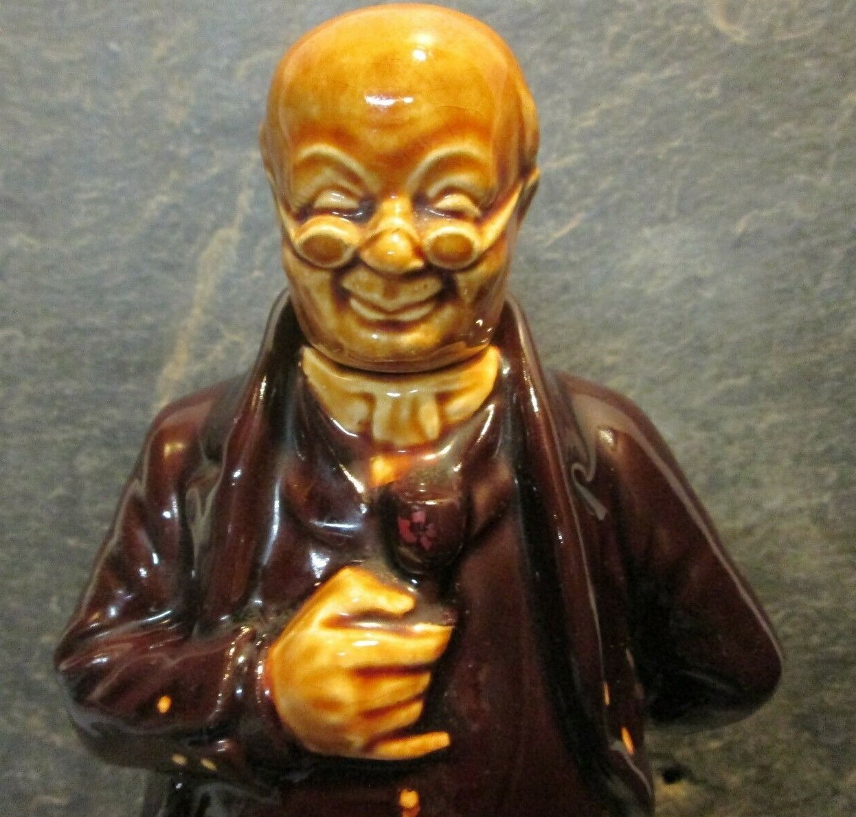 Vintage Charles Dickens Mr Pickwick Porcelain Whiskey Decanter No ...