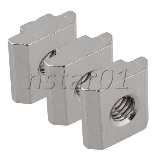 Silver 30 Series Carbon Steel T Sliding M6 Thread Sliding Pack of 30 | eBay