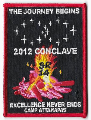 2012 Section SR14 Conclave RED Patch Camp Attakapas Order of the Arrow OA | eBay