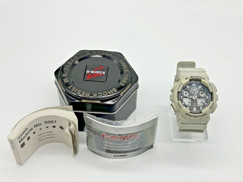 Casio G-Shock GA-100LG Cream Color - New Battery - Original packaging ...