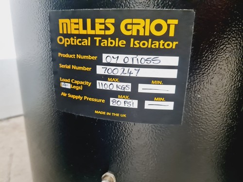 4 x Melles Griot Optical Table Passive Isolator Legs | eBay