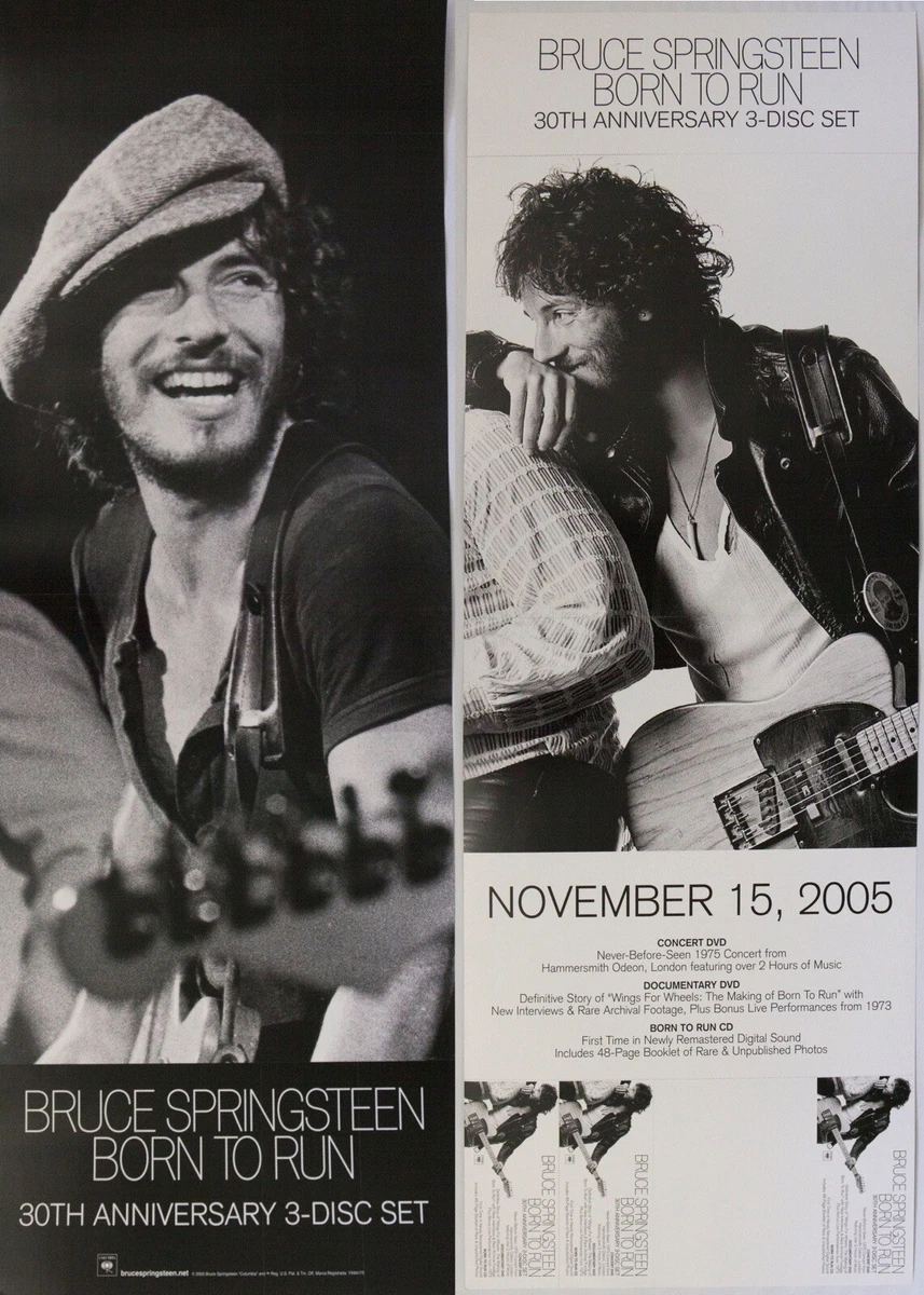 Bruce Springsteen Born To Run Poster
