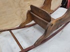 Child's Primitive 1912 Antique Shoo Fly Wood Rocking Horse with ...