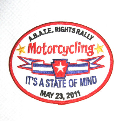 Motorcycling Patch ABATE Rights Rally Its A State of Mind 2011 ...