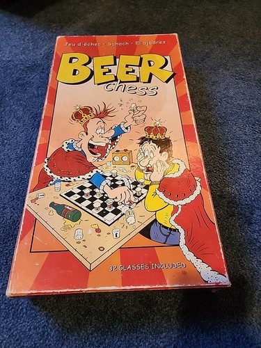 Dutch Beer Checkers /Chess 32 shot drinking game glasses. | eBay