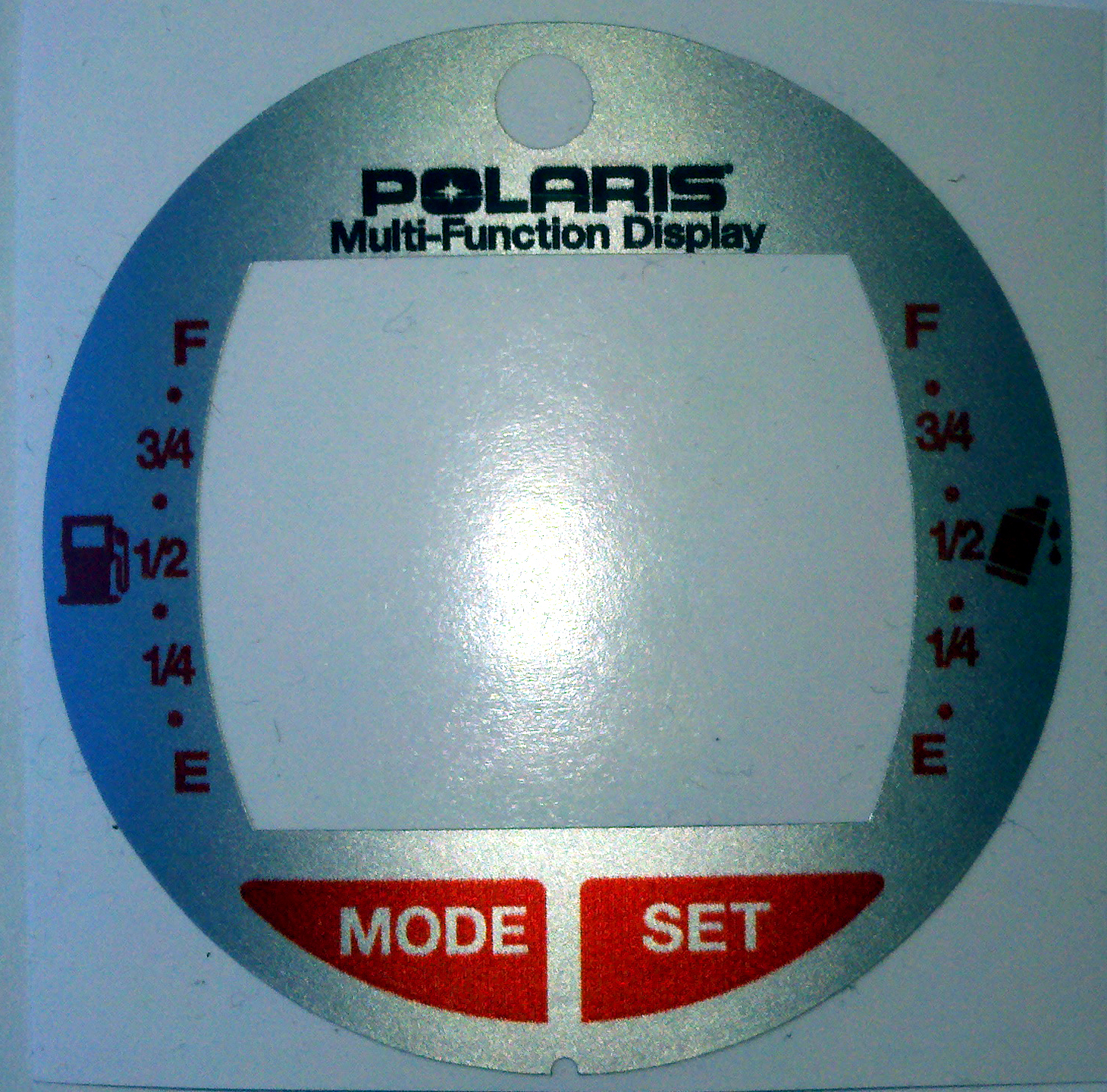 Round Style Polaris MFD Multi Function Display Gauge Decal SLH SLT | eBay