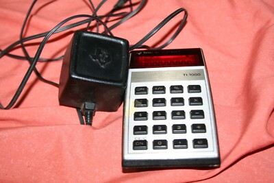 Vintage Texas Instruments TI-1000 ti1000 Calculator AC adapter -Tested ...