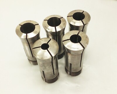 Hardinge 5C round collet set lot 7/8" 3/4" 5/8" 7/16" 27/32" USA | eBay