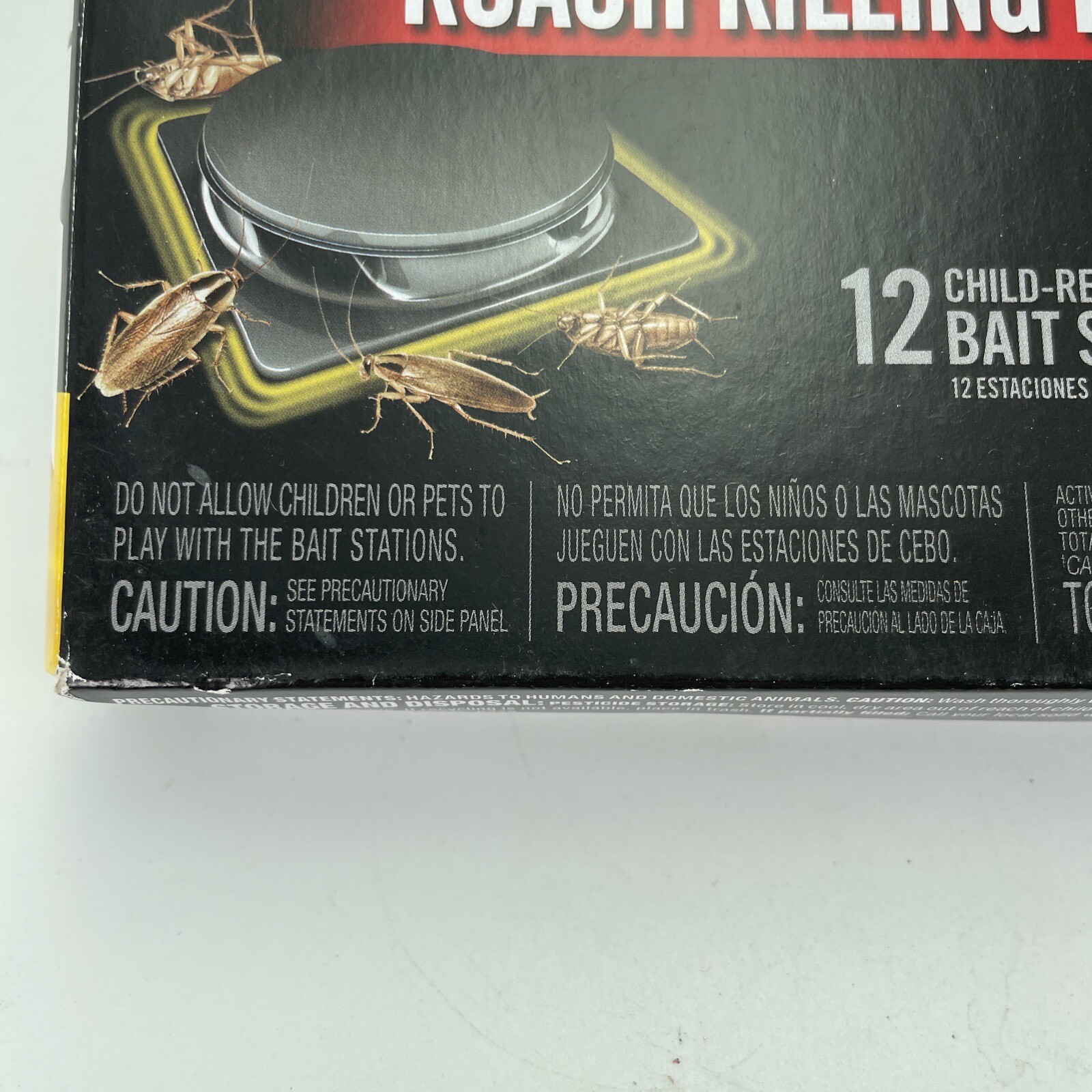 Combat Max 12 Roach Killing Bait Stations Small Roaches Kills the Nest ...