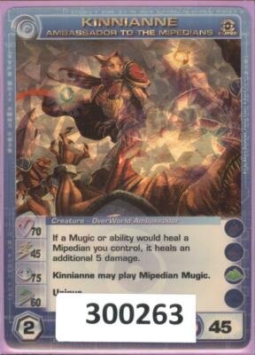 (300263) KINNIANNE 70/45/75/60/45 SUPER RARE Premium Pack Foil Chaotic ...