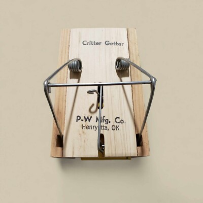 1 Critter Getter Wooden Box Trap for Squirrel, Rat, Chipmunk, Rodent ...