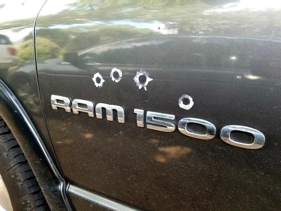 12x Realistic Bullet Holes Sticker Decal Car Truck Window Bumper Yeti ...