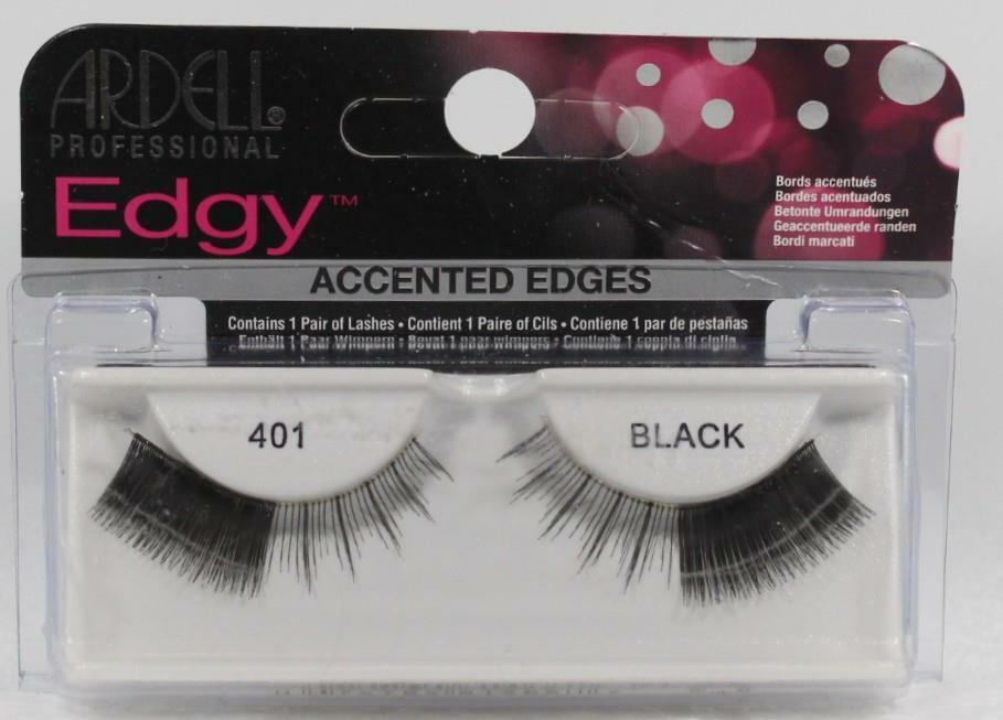Ardell Professional Eyelashes Edgy #401 Black Free S&H | eBay