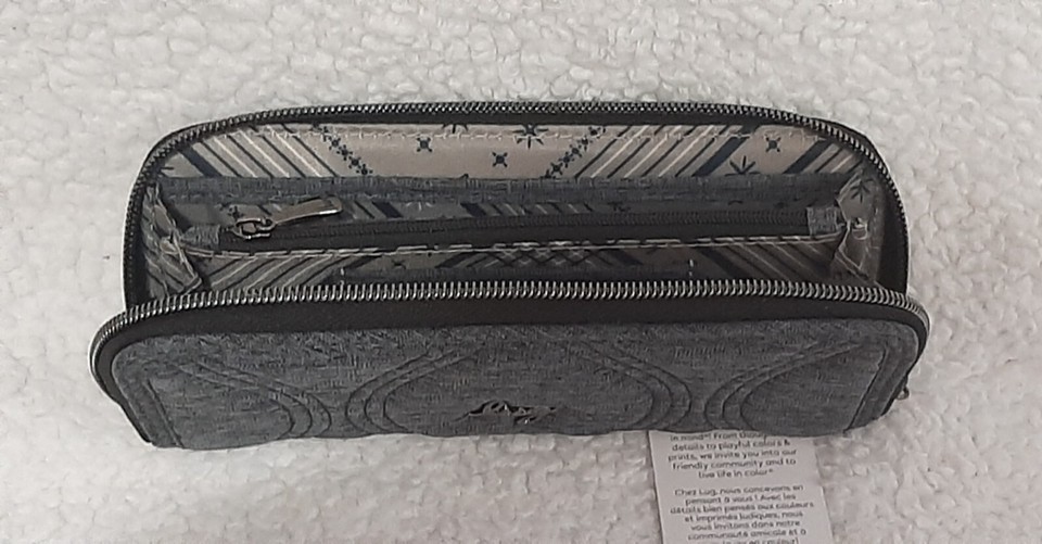 Lug Tendu RFID Slim Wallet (Heather Gray) NWT | eBay