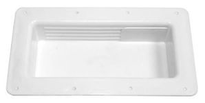 RECESSED POCKET HANDLE WHITE PVC | eBay Australia
