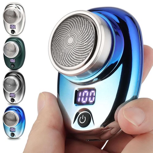 Mini-Shave Portable Electric Razor for Men USB Rechargeable Shaver Home ...