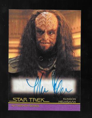 Star Trek Movies Quotable autograph card A78 Brian Thompson ...