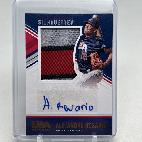 2018 Panini USA Stars & Stripes Alejandro Rosario Prime Auto /25 Texas ...