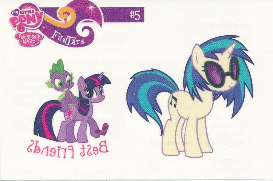 MY LITTLE PONY SERIES 2 FRIENDSHIP IS MAGIC FUN TAT TATTOO CARD #5 | eBay