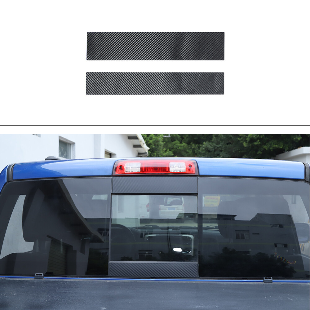 2x Rear Central Window Cover Trim Sticker Decals For Dodge Ram 2011 ...