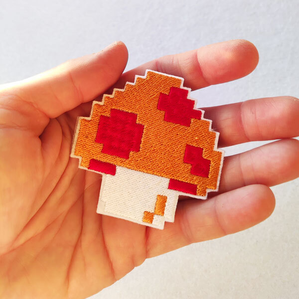 Nintendo Patch Super Mario Characters Embroidered 8Bit Iron-On 2.35" | eBay