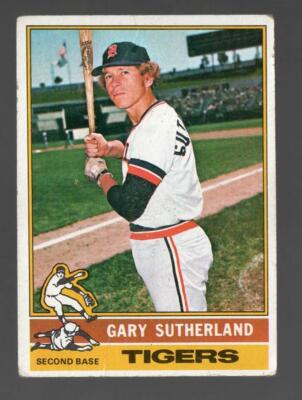 1976 Topps Gary Sutherland Detroit Tigers #113 Good (crease) | eBay